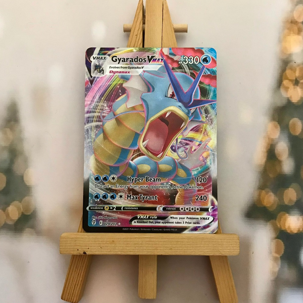 Pokemon Gyarados VMAX 029/203 Picture Card - Ultra Rare English Odd ...