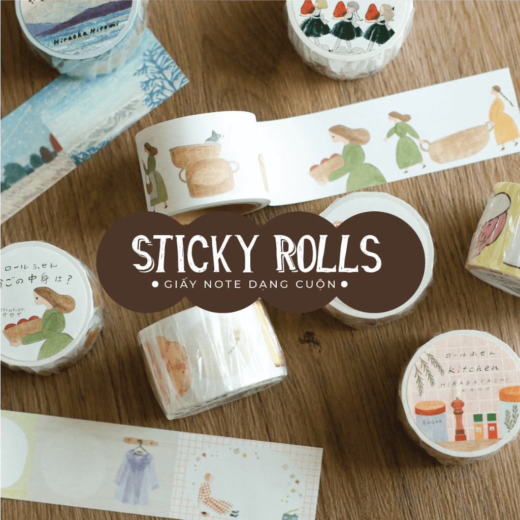 [Full Roll] Sticky Rolls | Genuine Japanese Tegamisha | Shopee Philippines