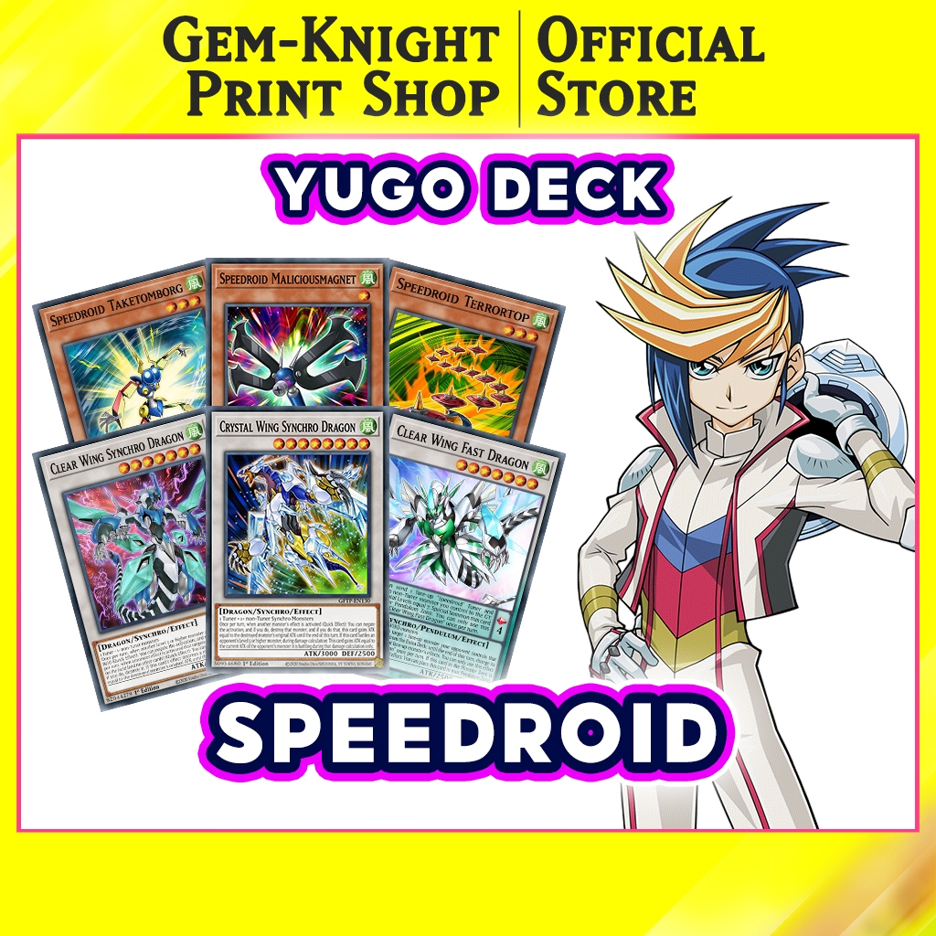 [Printed Cards] Yugioh Deck - Speedroid - Yugo Deck | Shopee Philippines