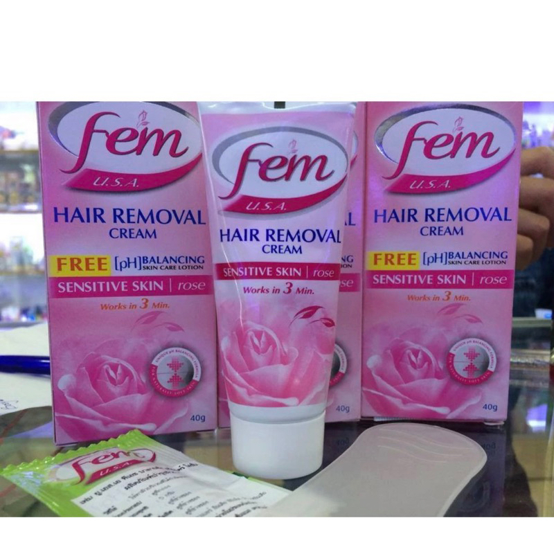 Fem Thai Hair Removal Cream 40g | Shopee Philippines