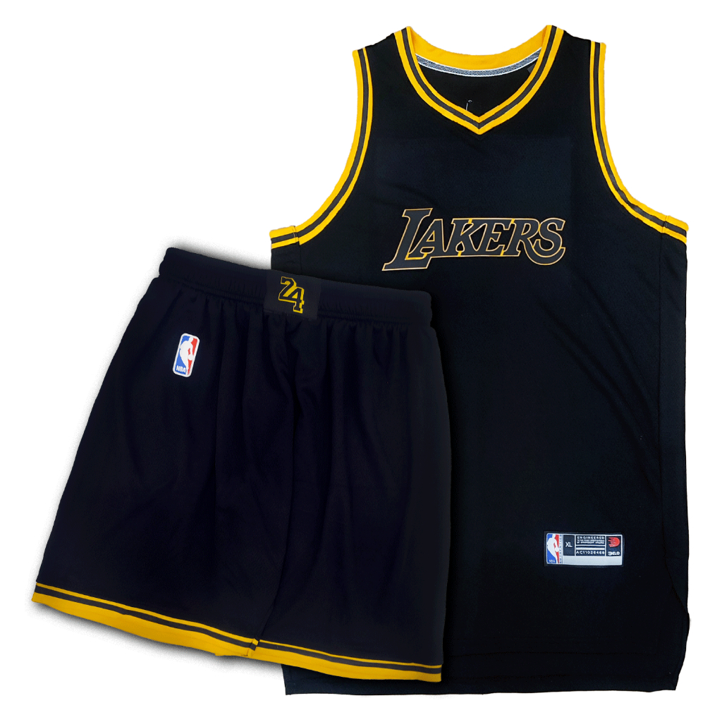 Delo NBA LA Lakers Basketball Clothing in Black | Shopee Philippines