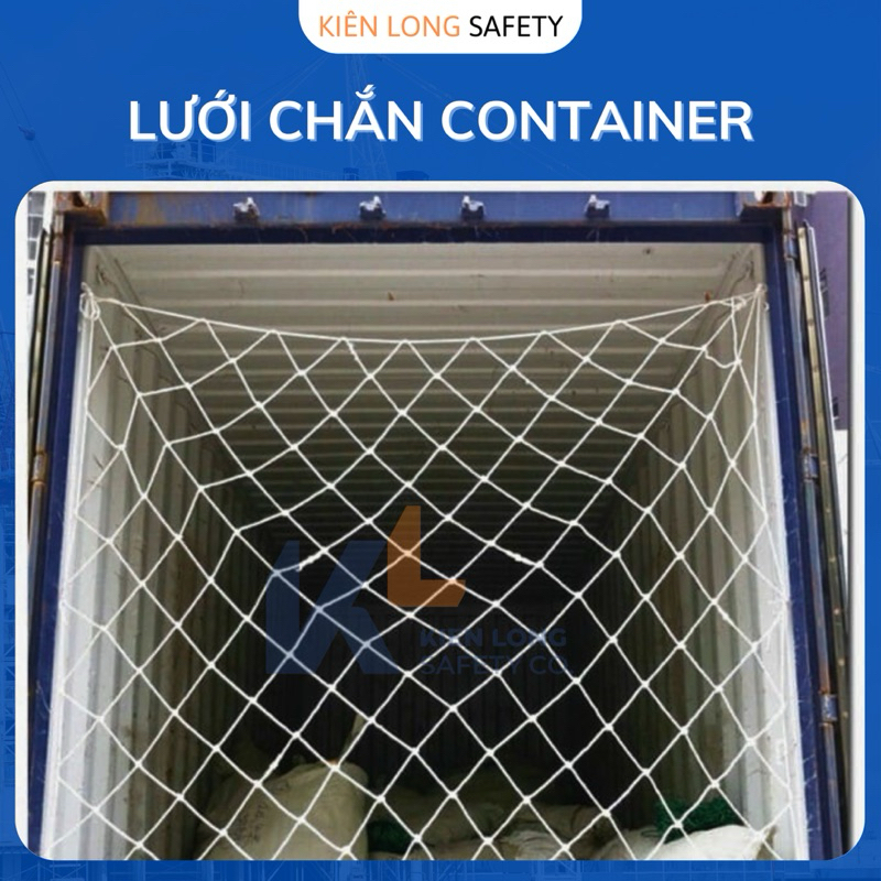 [ Combo of 5 panels ] container net, cargo net, cargo net made of white ...
