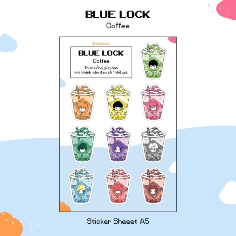 Sticker Blue Lock Coffee | Shopee Philippines