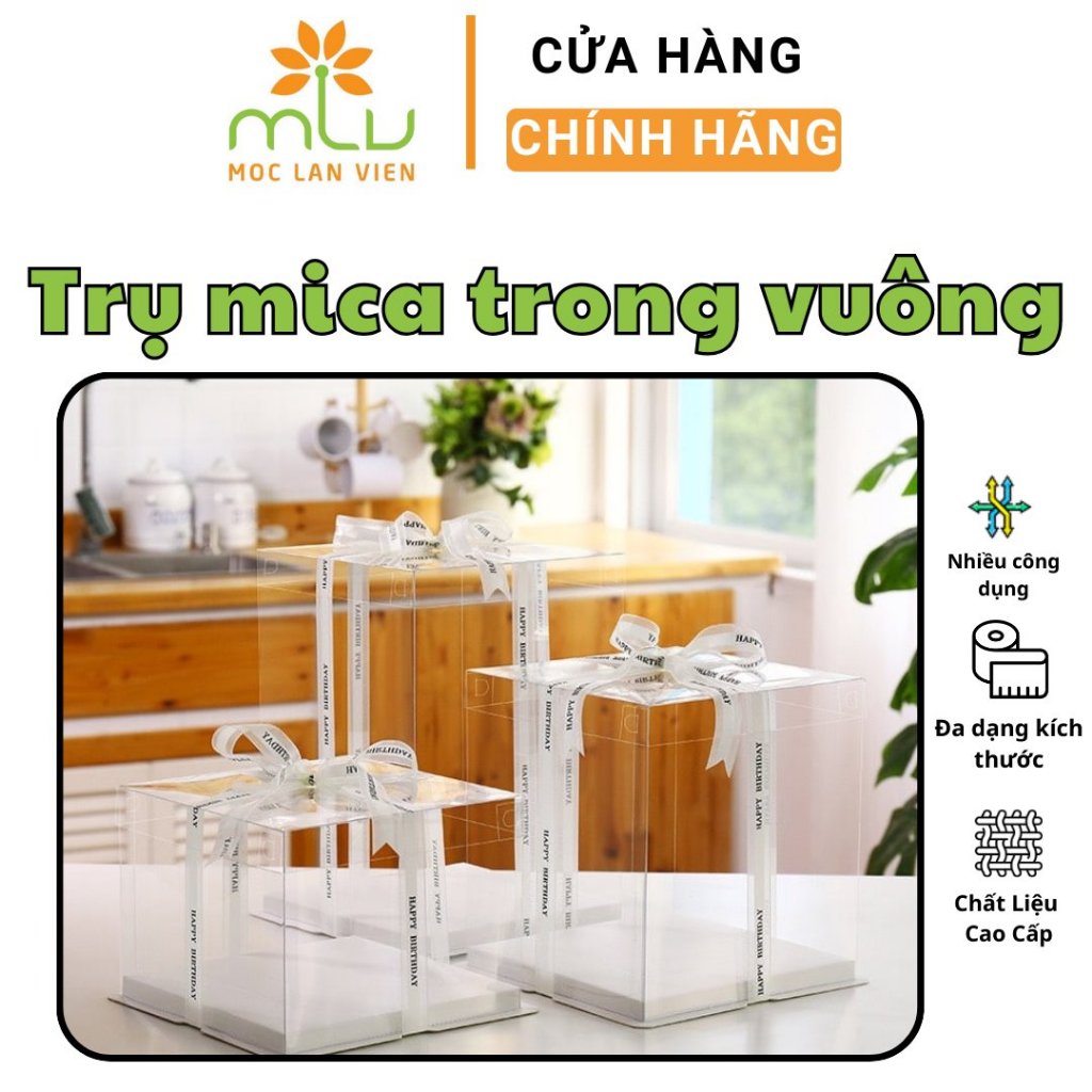 Mica pillar, square transparent mica box | Shopee Philippines