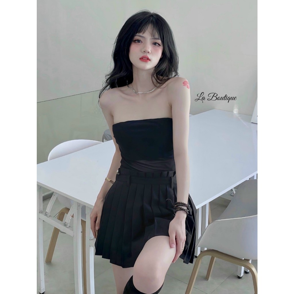 Lovely Bodycon Mesh Tube Top Shop Tien Linh | Shopee Philippines