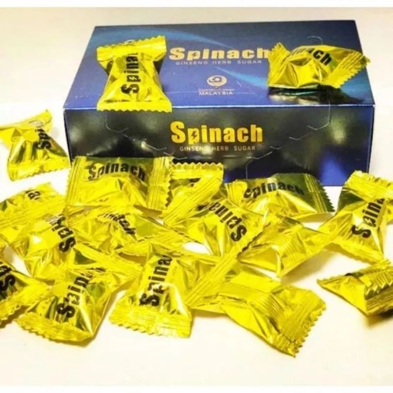 Separation OF 10 SPINACH GOLDEN GINSENG CANDY_ genuine | Shopee Philippines