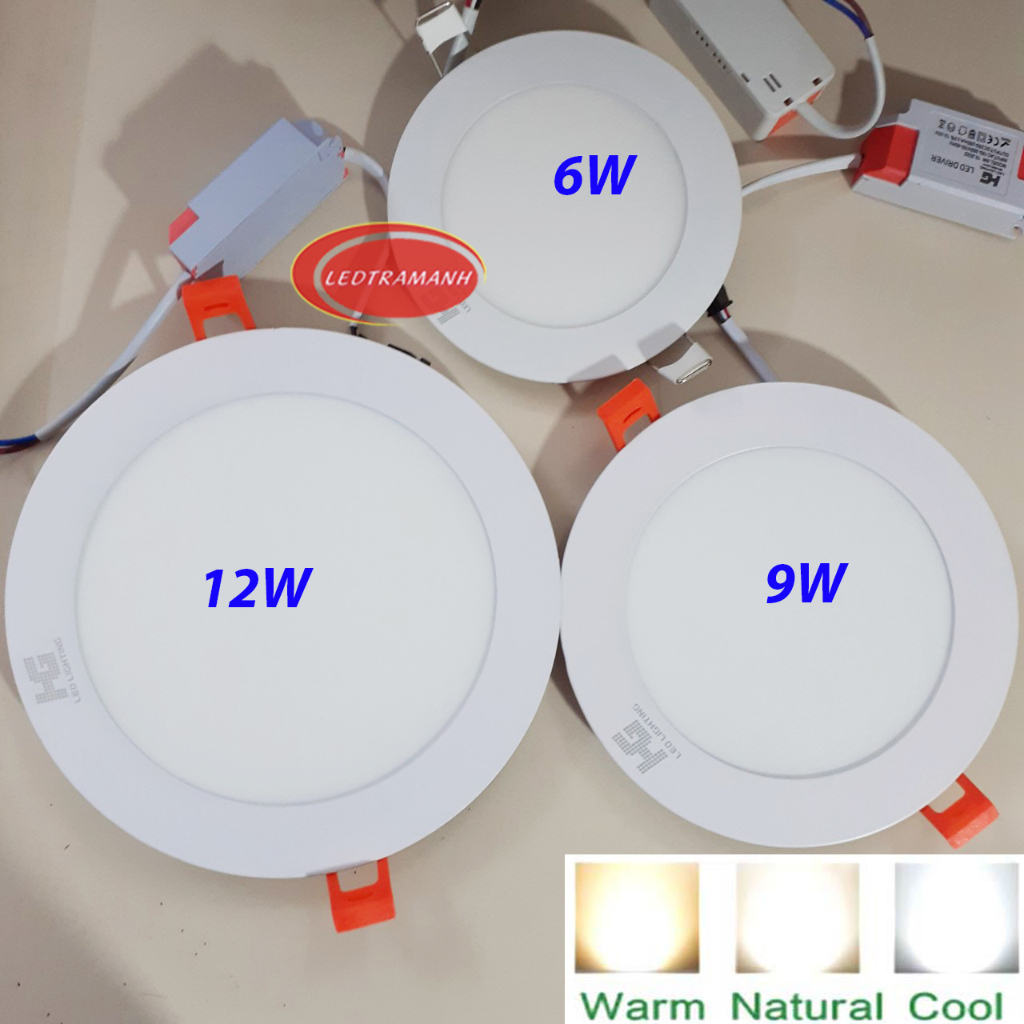 Genuine 3-Color HG 6w 9w 12w Ultra-Thin led Ceiling Light | Shopee ...