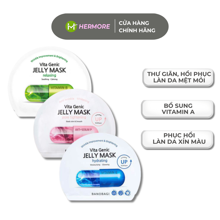 Banobagi Vitamin Vita Genic Jelly Mask Stemcell BANOBAGI moisturizing ...