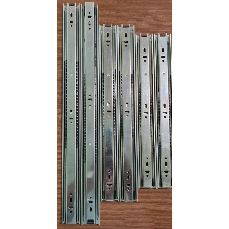 [Eo 3 Balls] Set Of 2 Drawer Slide Rails - 3-Storey 3-Storey Slide ...
