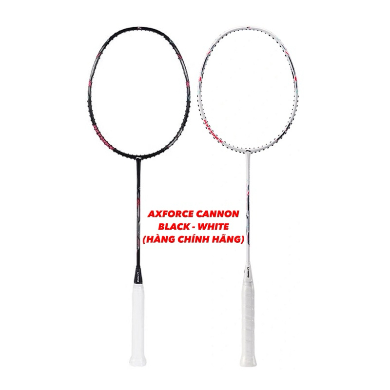 Lining Axforce Cannon Badminton Racket In White - Black (Genuine ...