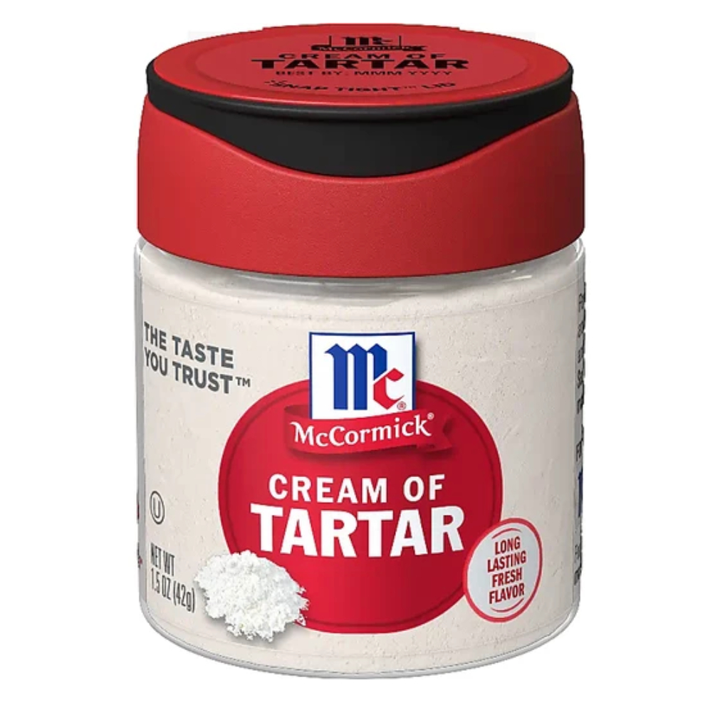Mccormick Cream Of Tartar, Baking, Non GMO, 42g (1.5 oz) | Shopee ...
