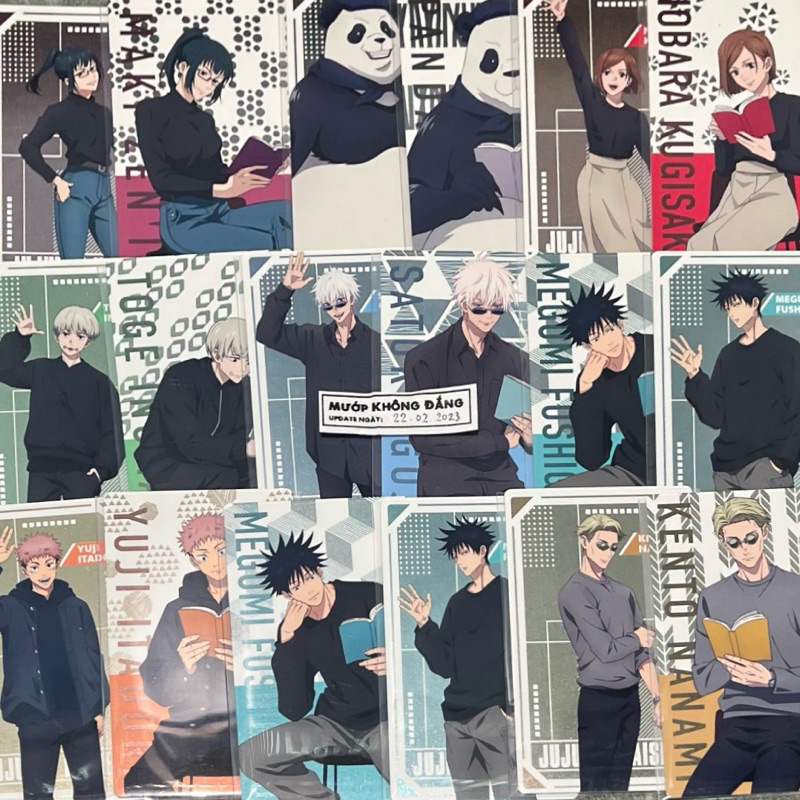 [JJK Available - P21] Jutsu KAISEN book ver card with moopkhongdang ...