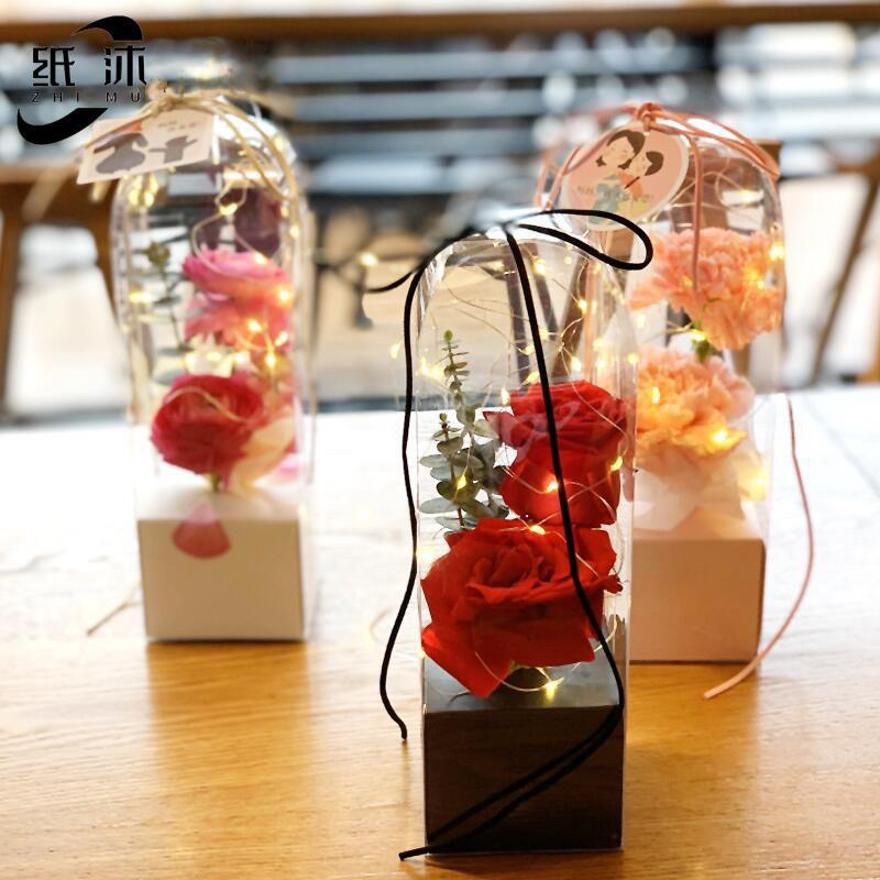 Mica BOX FOR FLOWER Arrangement, MINI PINE TREE STORAGE | Shopee ...