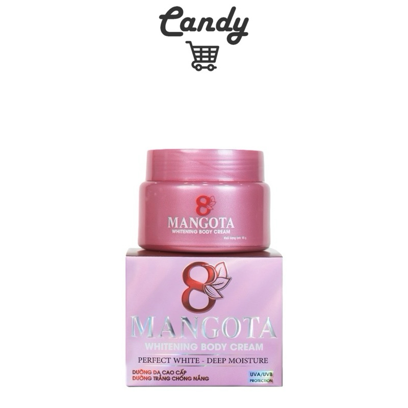 Mangota 8 Whitening Body Cream – Perfect White – Deep Moisture | Shopee ...