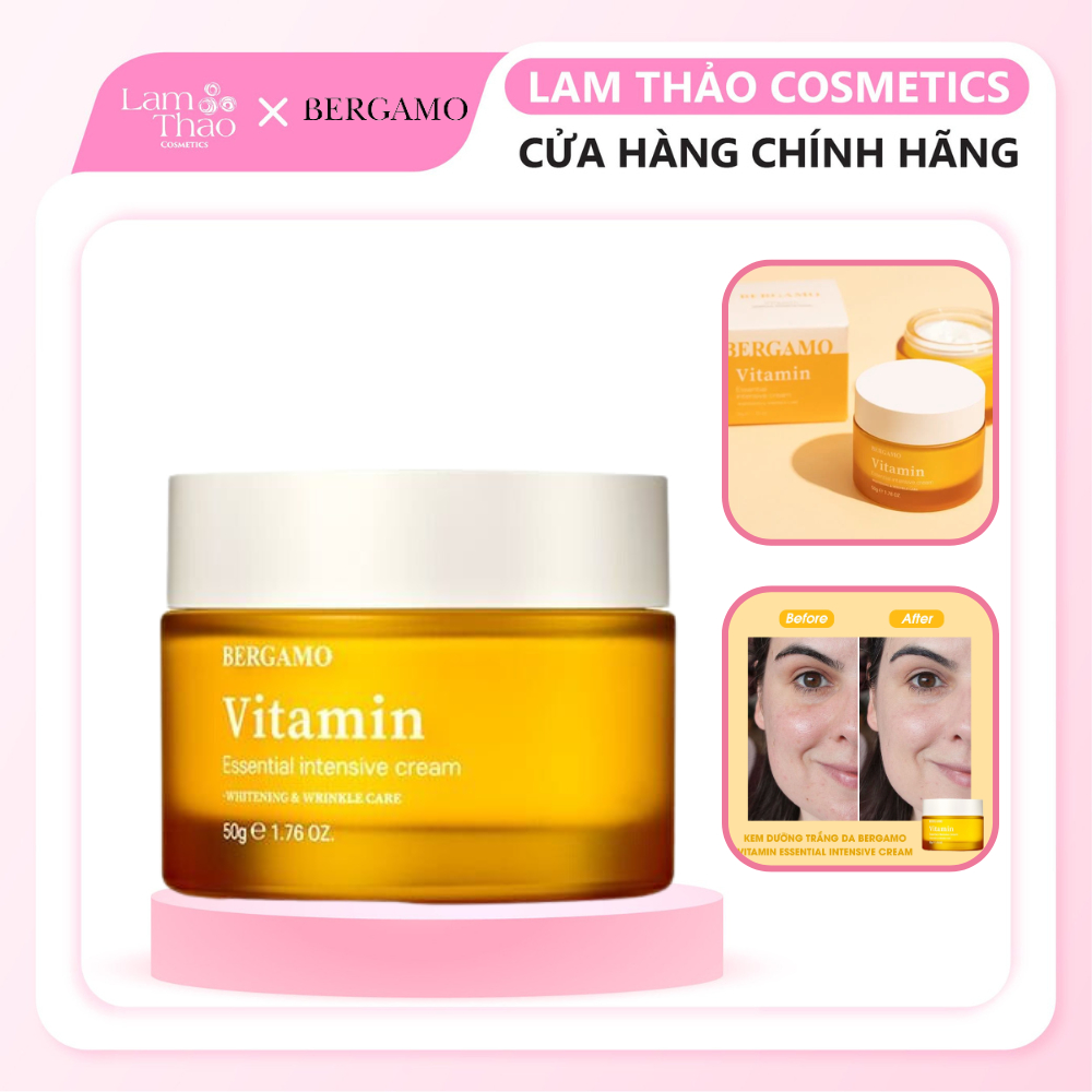 Bergamo Vitamin Essential Intensive Cream 50g | Shopee Philippines