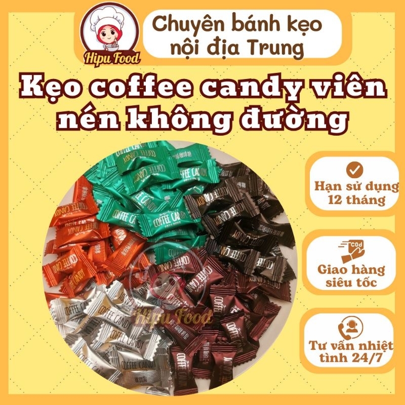 Fragrant, sugar-free coffee candy tablets 100gr | Shopee Philippines