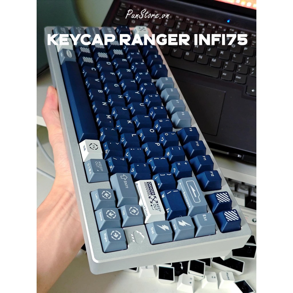 Ranger Infi75 keycap set, PBT doubleshot layout 75% | Shopee Philippines