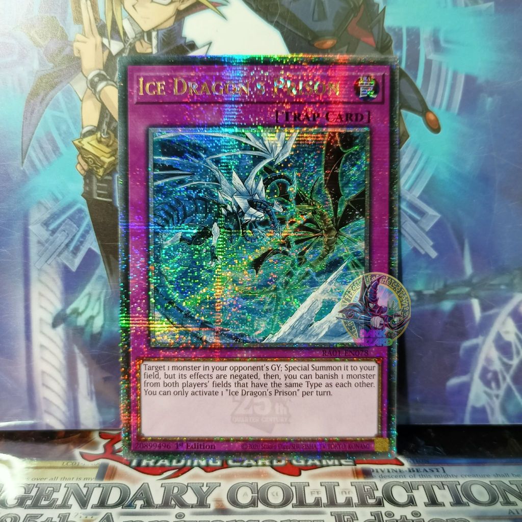 Ice Dragon's Prison – RA01-EN078 – Quarter Century Secret Rare [Yugioh Card] | Shopee Philippines