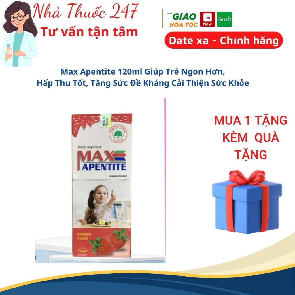Max Apentite Delicious Food Syrup for Children 120ml Helps Children ...