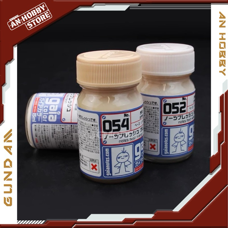 Japanese HIGH QUALITY GAIA PAINT SKIN COLOR CODE 051 - 054 MODEL PAINT ...