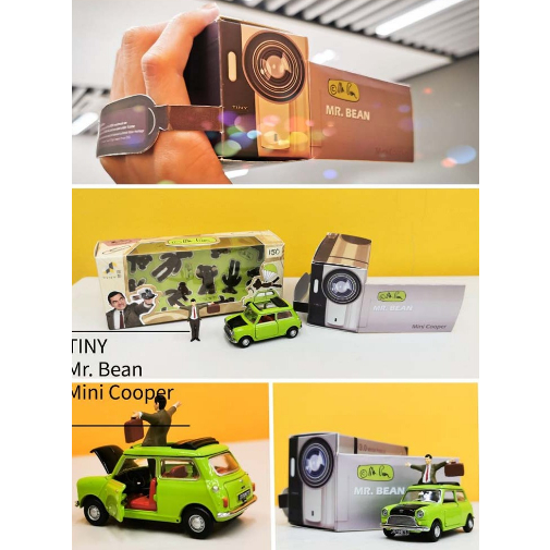 Mini Cooper Mr Bean 1/64 Tiny Car Model | Shopee Philippines