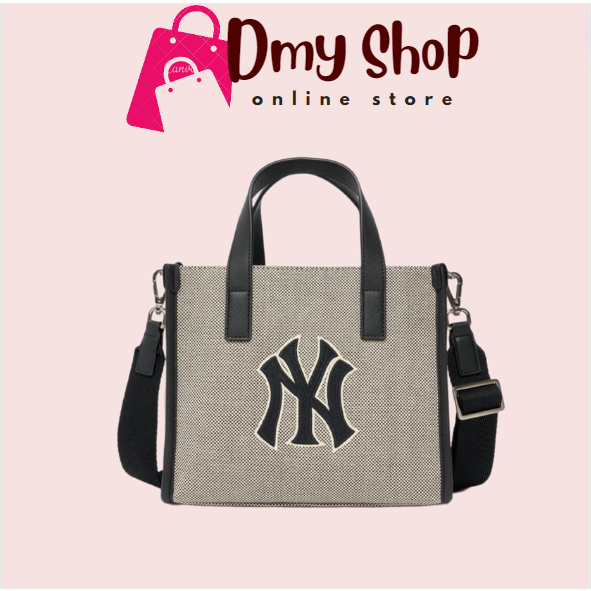 [ 1:1 Standard Product ] MLB NY Basic Big Logo Canvas Bucket Bag Full ...