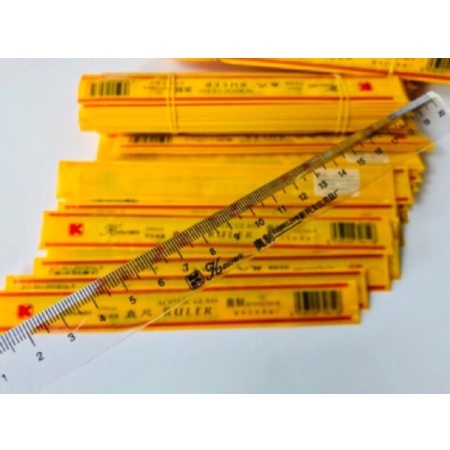 Kewen beautiful plastic ruler 20cm - 30cm with notch | Shopee Philippines