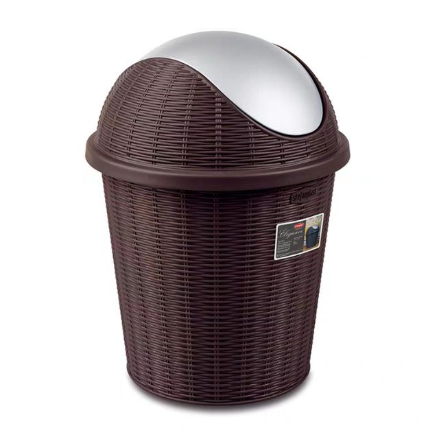 Korean-style Flip-Flop Trash Basket (Random Color Delivery) | Shopee ...