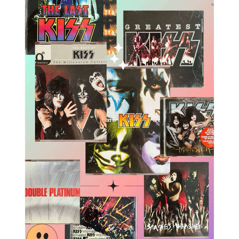Used CD • KISS (Hard Rock) - Albums And KISS Group Collection | Shopee ...
