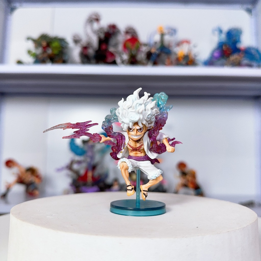 Luffy Gear 5 chibi model 10cm sharp Ongchumohinh-MH450 Toy Toy | Shopee ...