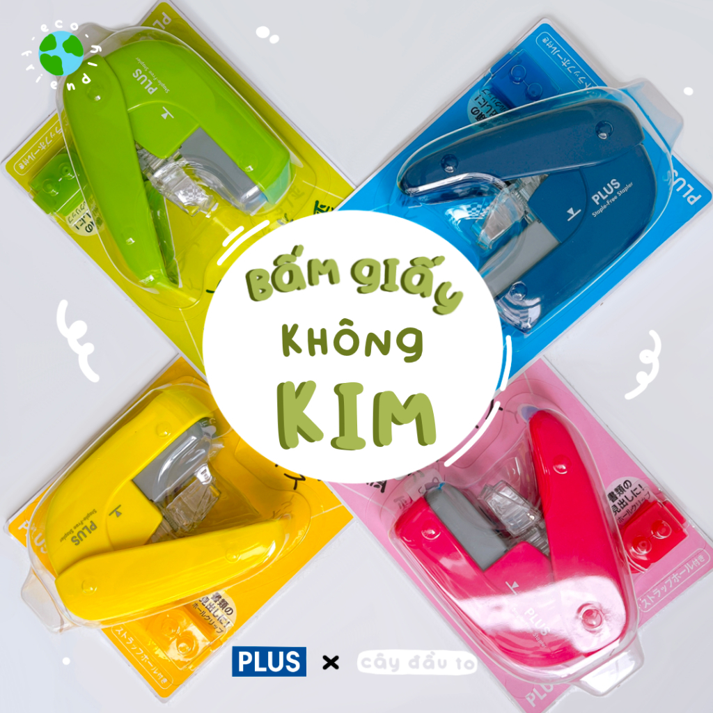 Paper Punch Without Staple Environmental Protection Multi-Purpose ...