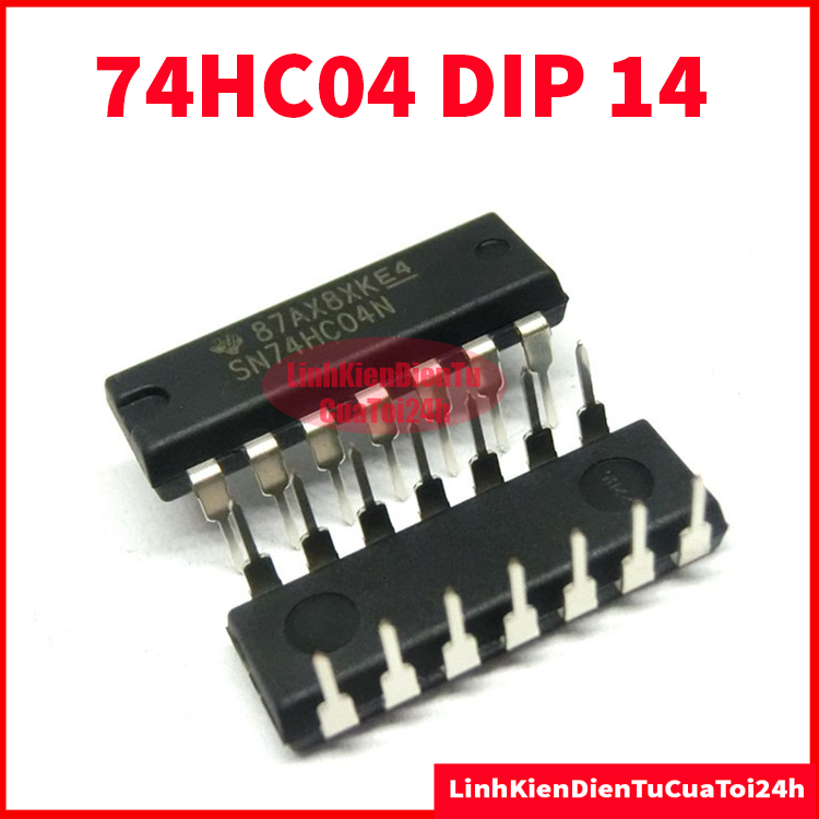 74hc04 DIP 14 Pin Plug 7404 HC04 | Shopee Philippines