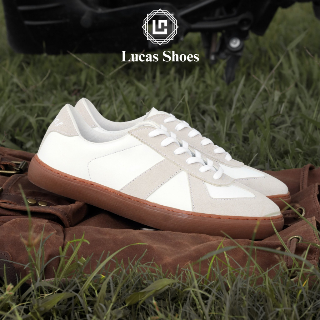 Gat Shoes Camel Lucas Shoes, genuine cow leather, 3cm high stitched ...