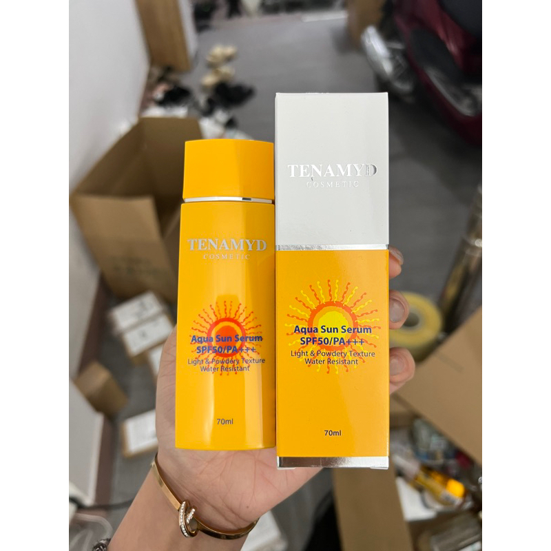 Tenamyd Sunscreen Serum SPF 50/PA+++ Aqua Sun Serum SPF 50/PA | Shopee ...