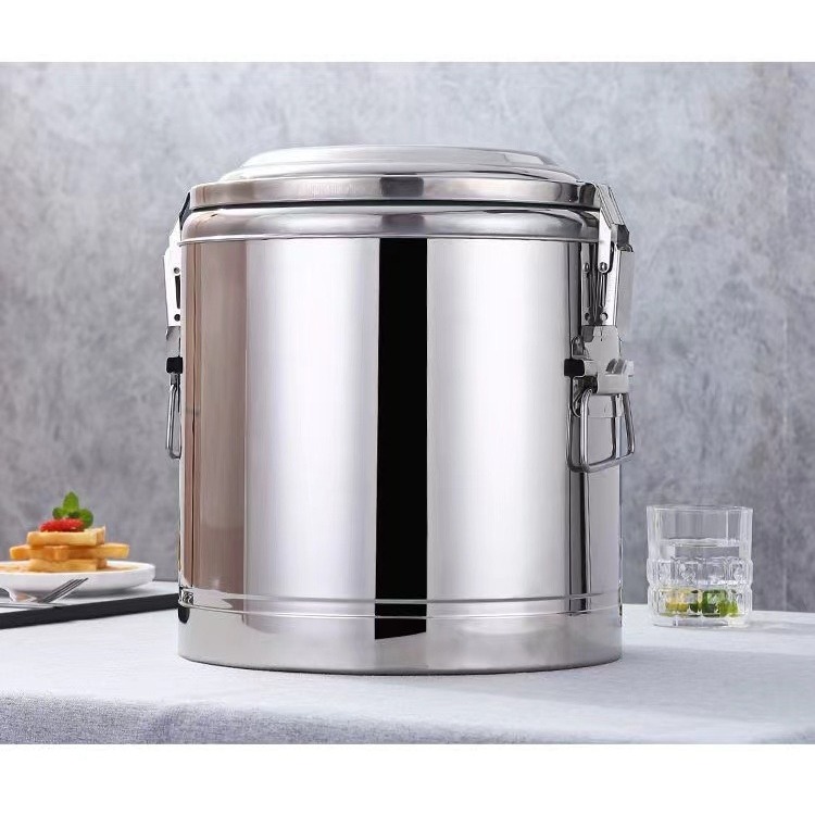 Large 3-layer stainless steel thermos bottle 10L\20L\30L Insulated milk tea and water bottle ...