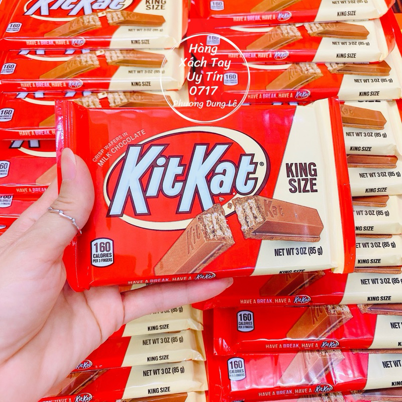 1 Bar 85g KitKat Crisps Wafers In milk chocolate Kit Kat American ...