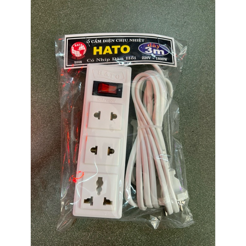Hato power outlet with 3M, 5M wire | Shopee Philippines