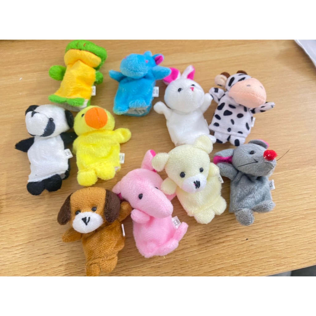 Finger animals, finger puppets, finger puppets include cute animals to ...