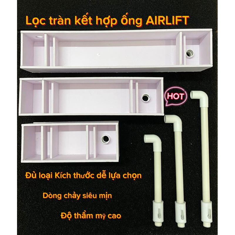 Overflow Filter Combined with Airlift Pump Pipe (8x8 Wide and High ...