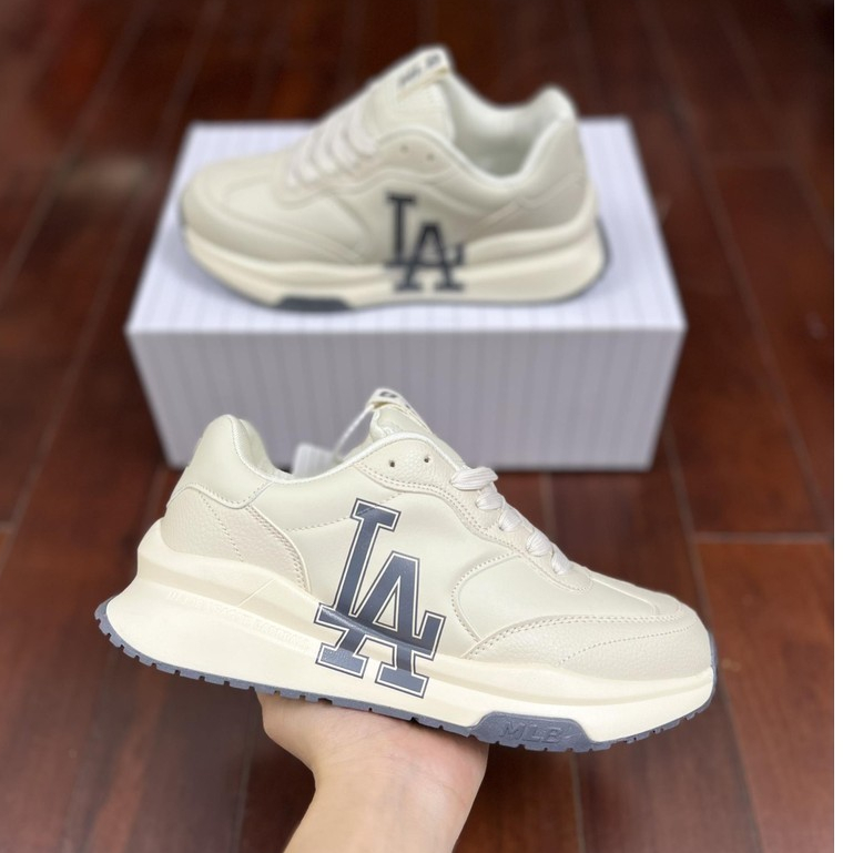 Mlb Chunky Runner Basic LA Dodgers Ivory Shoes - Premium gray low cut ...