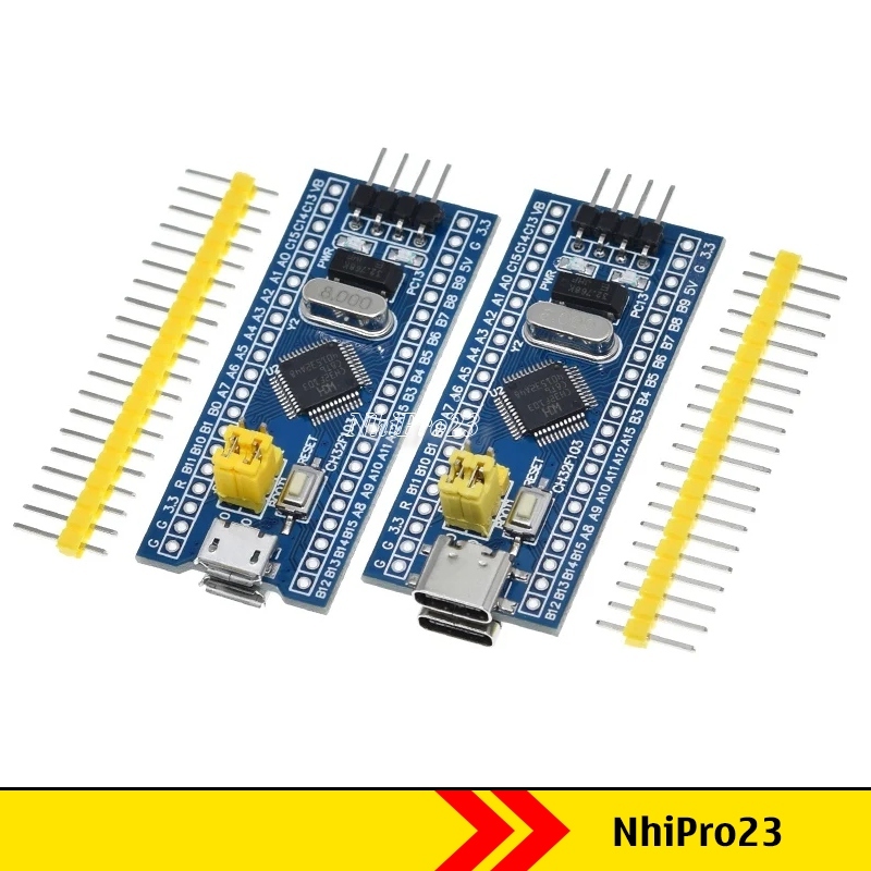 Development Kit Atm32f103c8t6 Blue Pill Arm Cortex M3 Optional St
