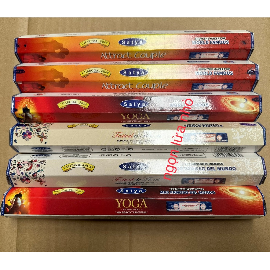Satya long incense, natural herbal incense stick (20 sticks) | Shopee ...