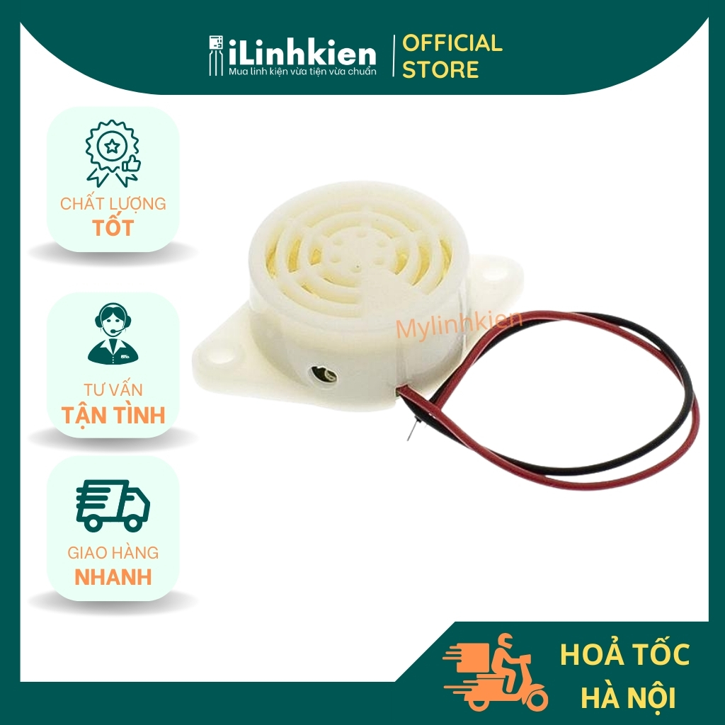 27 Beep Quartz Buzzer SFM-27 DC3-24V | Shopee Philippines