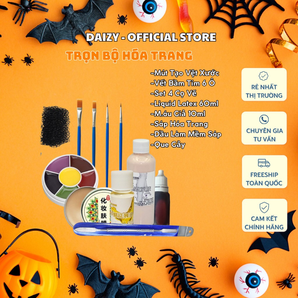 Wound Makeup Set, SFX Cosplay Set, Chin Implant Set, Nose Filler, Movie ...