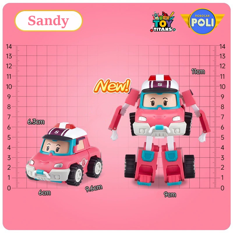 Poli and friends ROBOCAR POLI – SANDY characters – Genuine products ...