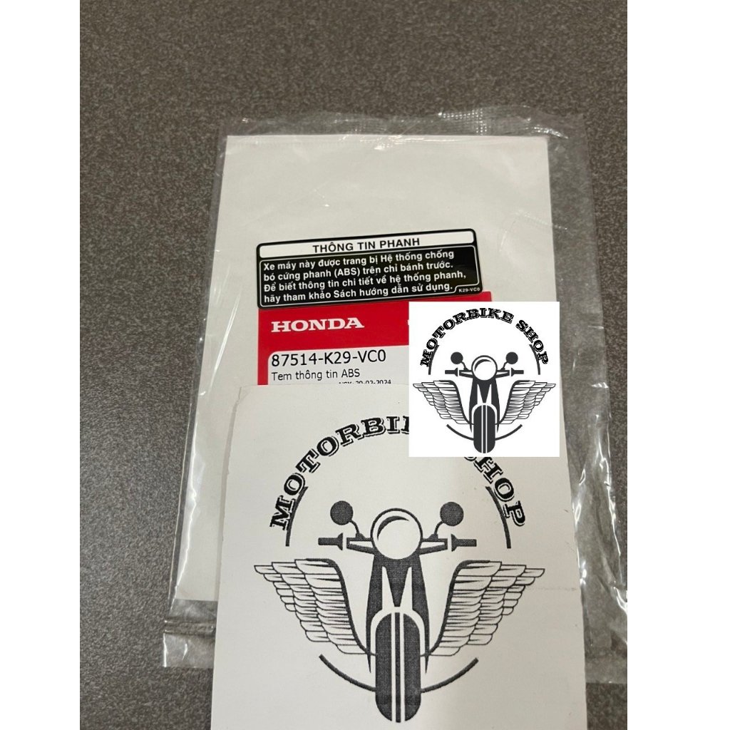 Genuine ABS warning information stamp for winner x v3 car 87514k29VC0 ...