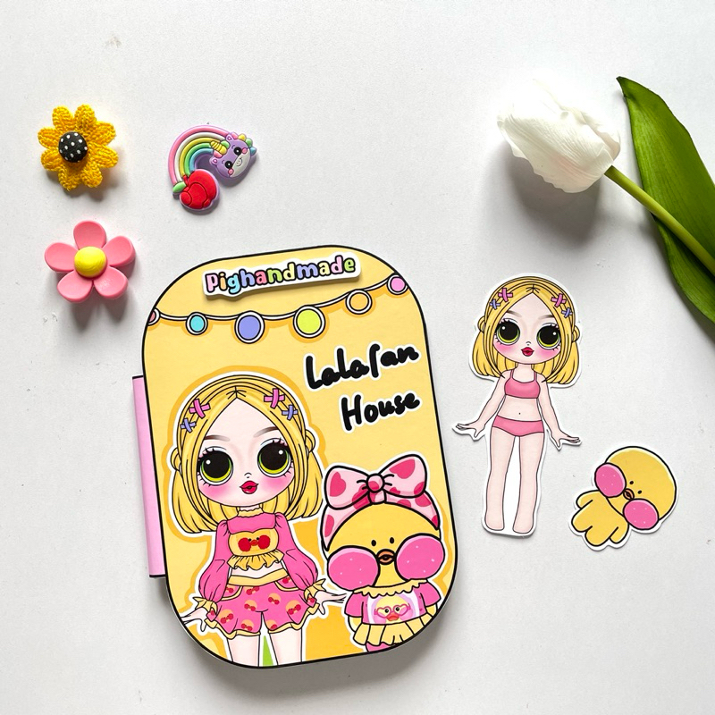 Lalafan Duck Sister's Lovely House Toy - Pighandmade Paper Doll ...