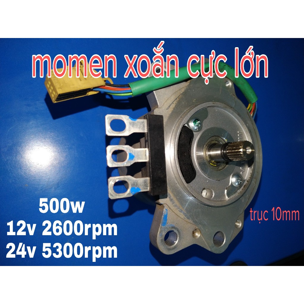 Brushless motor, 12-24v 500w mitsuba car power steering | Shopee ...