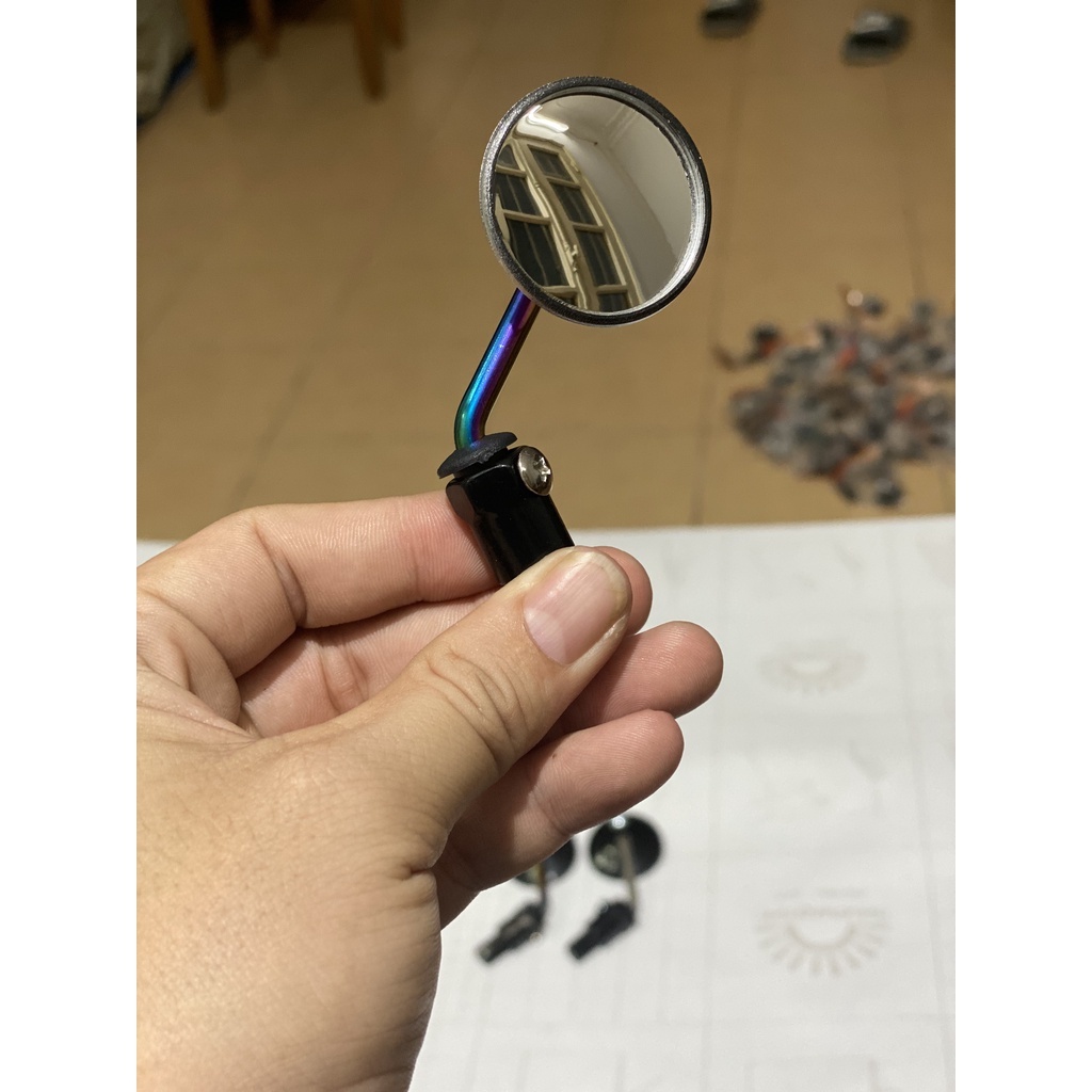 Mini Motorcycle Mirror With Diameter Of 3cm Threaded 10ly, Convex Child ...