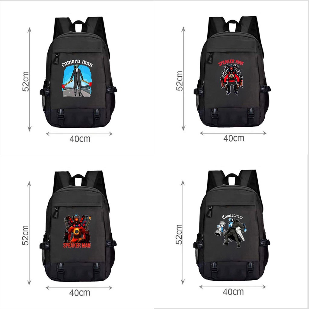 Titanium Speakerman Skibidi Toilet School Backpack Monster Speaker Many ...